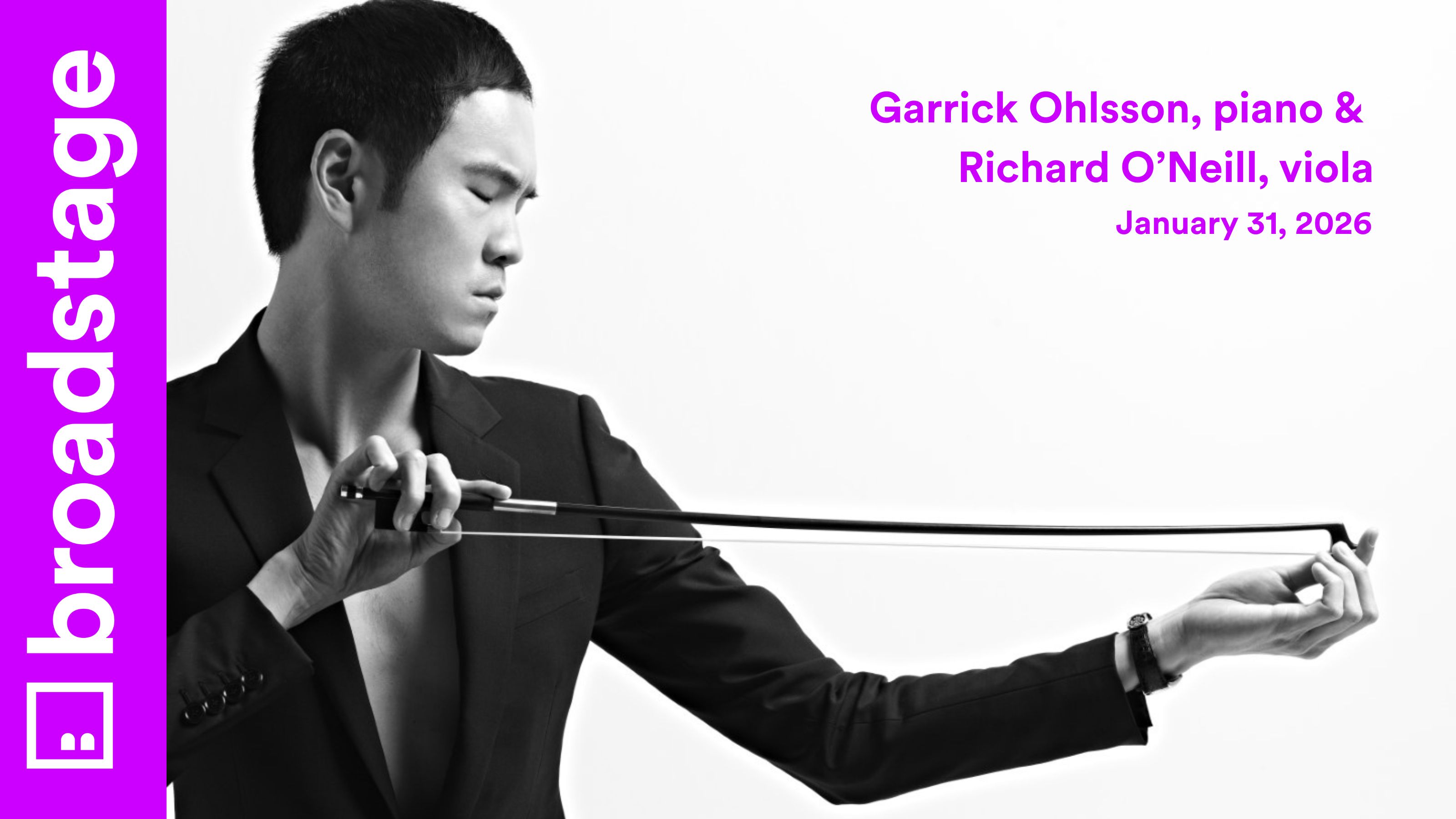 Garrick Ohlsson and Richard O'Neill | BroadStage